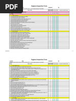 Food Service Inspection Checklist | PDF