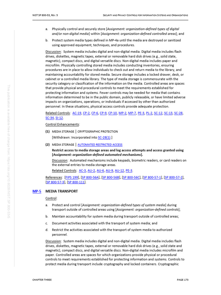 Security and Privacy Controls for Information Systems and Organizations 2 | PDF | Computer Data ...