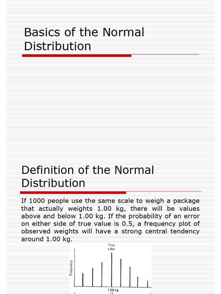 5 - Normal Distribution | Download Free PDF | Normal Distribution ...