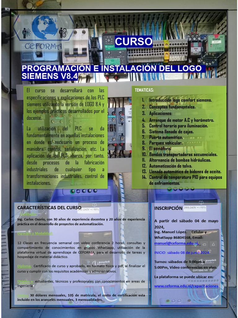 Curso de Programación PLC Siemens V8.4 | PDF | Controlador lógico ...