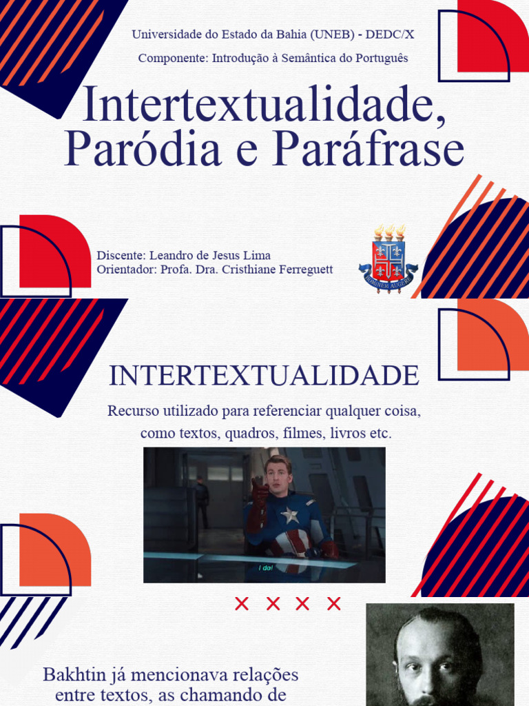 Intertextualidade, Paródia e Paráfrase | PDF | Intertextualidade | Paródia