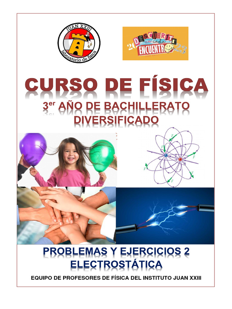 Repartido Nº2 Problemas y Ejercicios Fisica | PDF | Campo eléctrico | Fuerza