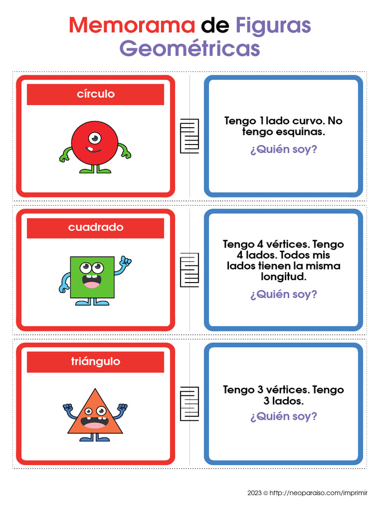 memorama-figuras-geometricas | PDF