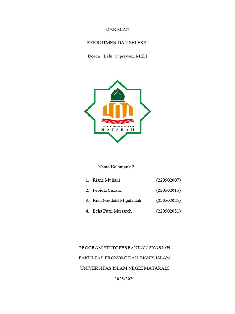 Makalah KLP 2 MSDM | PDF | Karier & Perkembangan | Bisnis