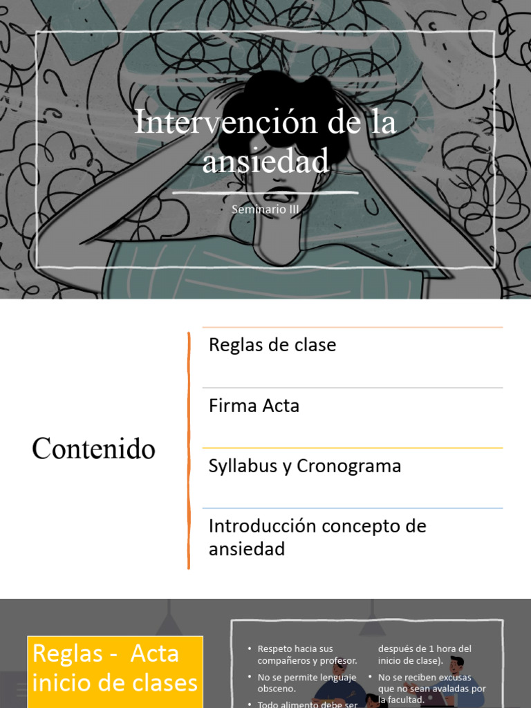 Intervencion Ansiedad Concepto de Ansiedad 1 | PDF | Ansiedad | Las emociones