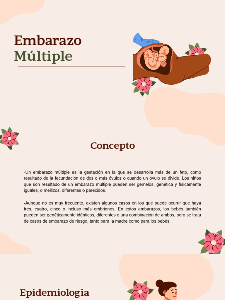 Embarazo Multiple | Descargar gratis PDF | Nacimientos Múltiples | Gemelo