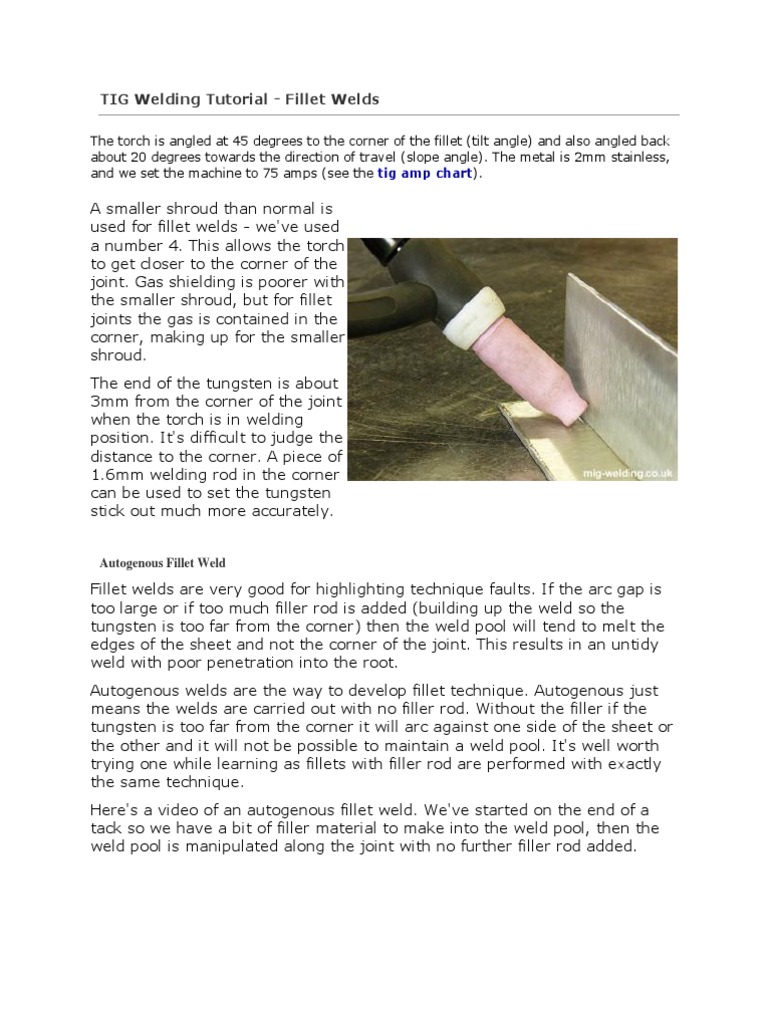 TIG Welding Tutorial | PDF | Welding | Construction