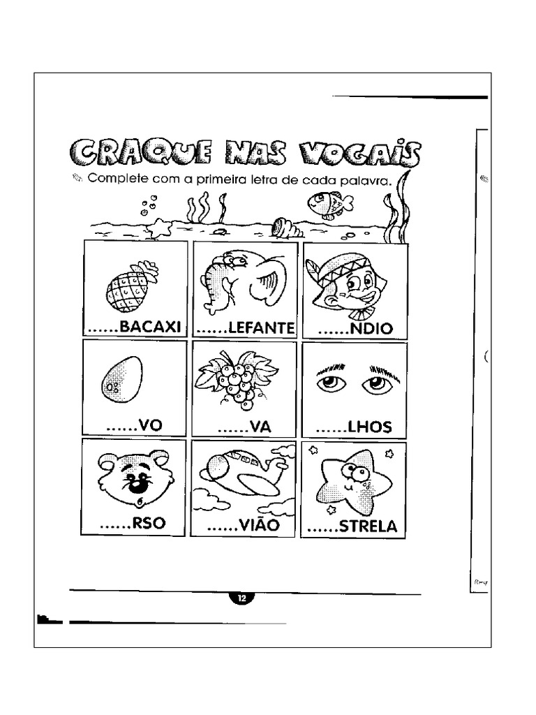 Completar Vogal | PDF