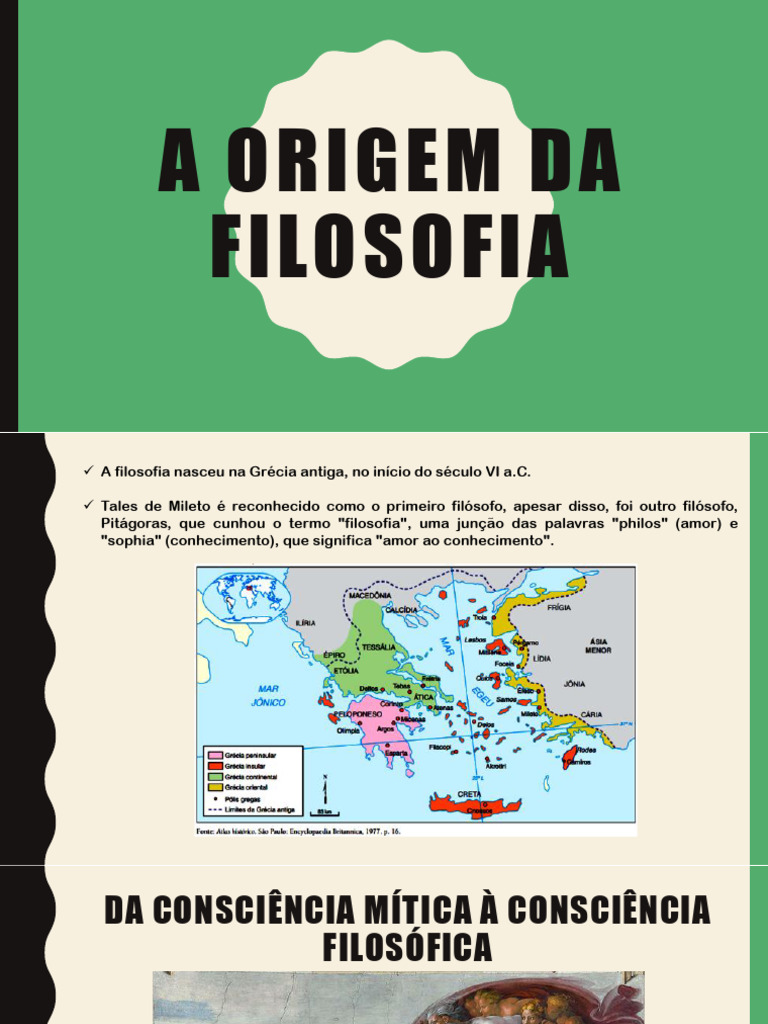 A Origem Da Filosofia | PDF | Mitologia grega | Logotipos