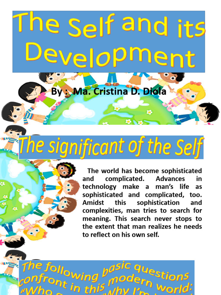 J. The Self and Its Development | PDF | Self Concept | Id