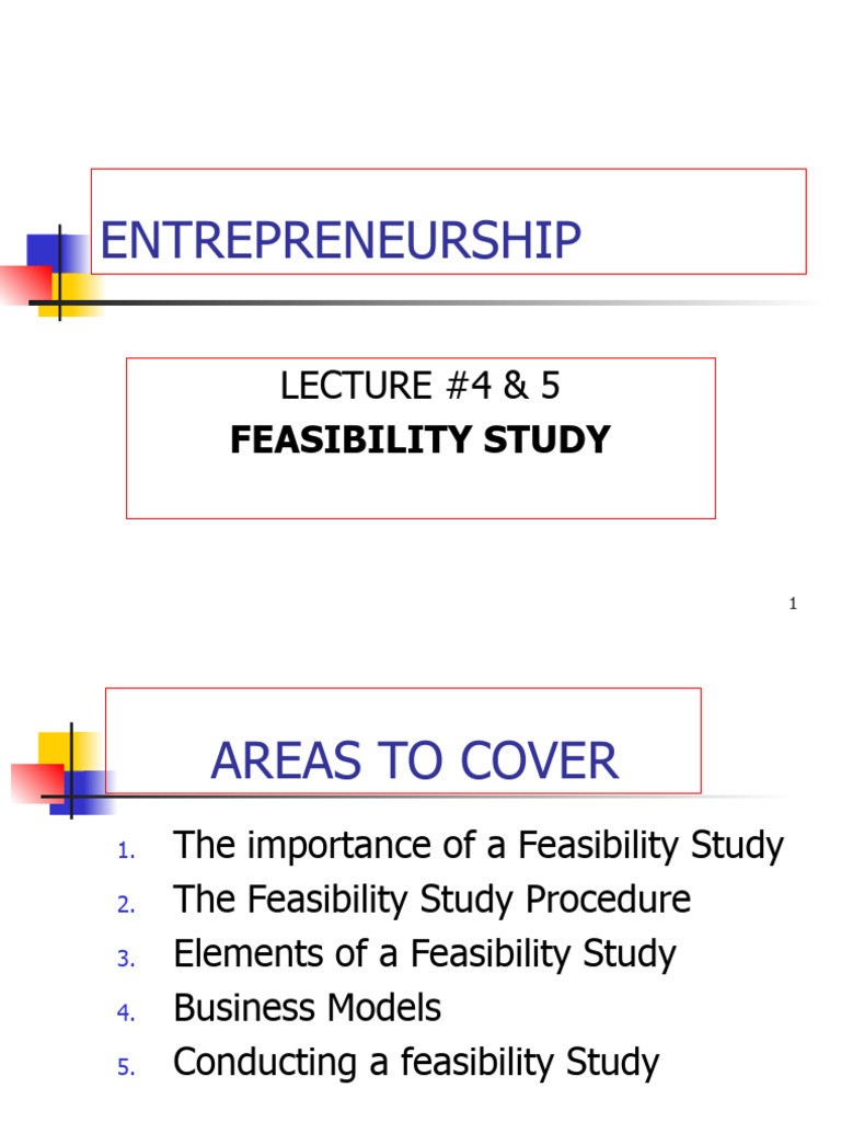 Feasibility Study for Entrepreneurs | PDF | Feasibility Study ...