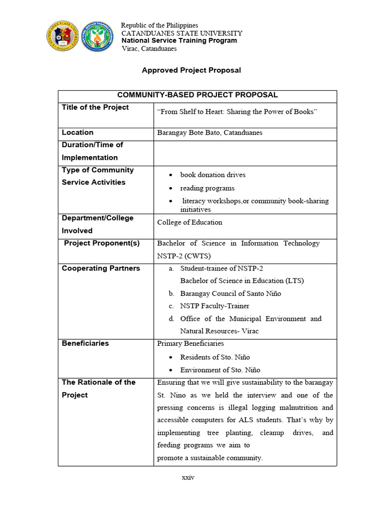 Approved Project Proposal | PDF | Sustainability | Natural Environment