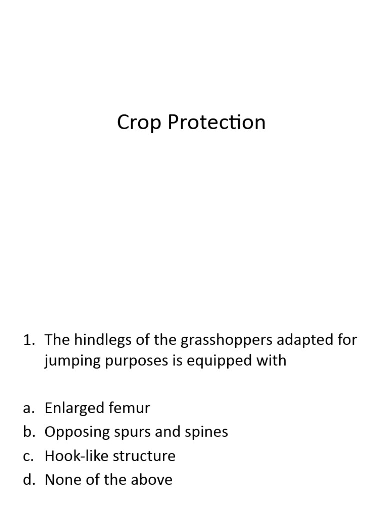 Crop Protection | PDF | Insects | Fungus