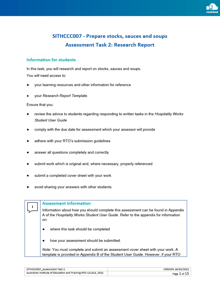 Stocks, Sauces, and Soups Research Guide | PDF | Soup | Sauce