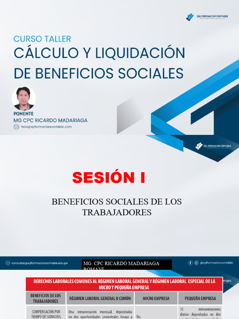 Beneficios Sociales Cts Vacaciones | PDF | Salario | Derecho laboral