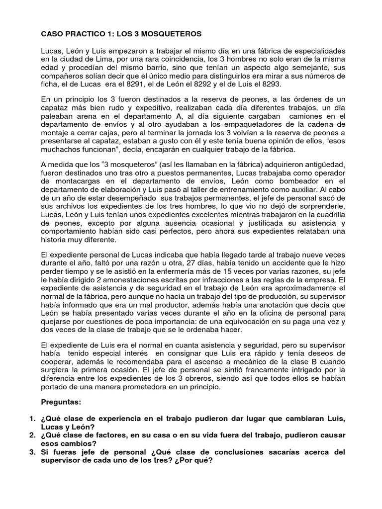 Casos Practicos de GTH | PDF | Marca | Mueble