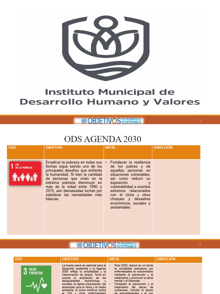 ODS | PDF | Sustentabilidad | Saneamiento