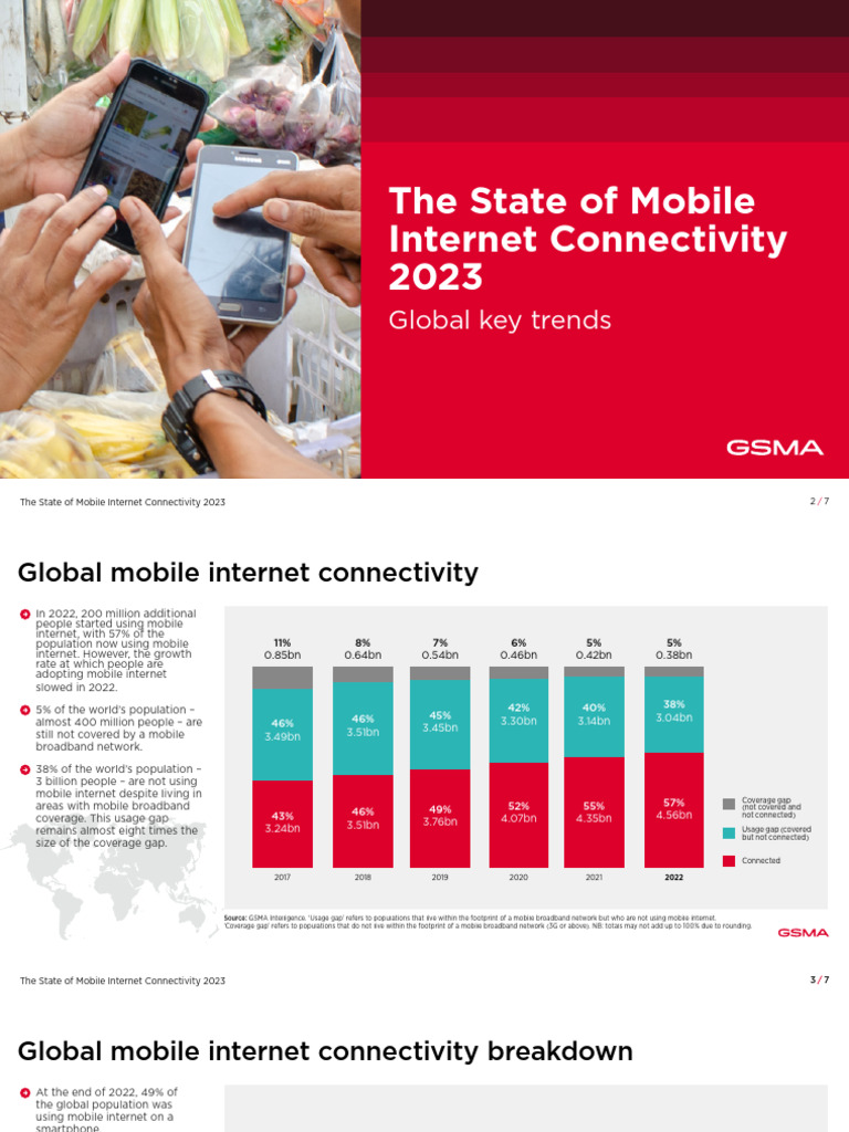 State of Mobile Internet Connectivity 2023 Global | PDF | Mobile ...