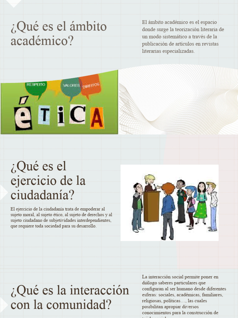 Definición del ámbito académico | PDF