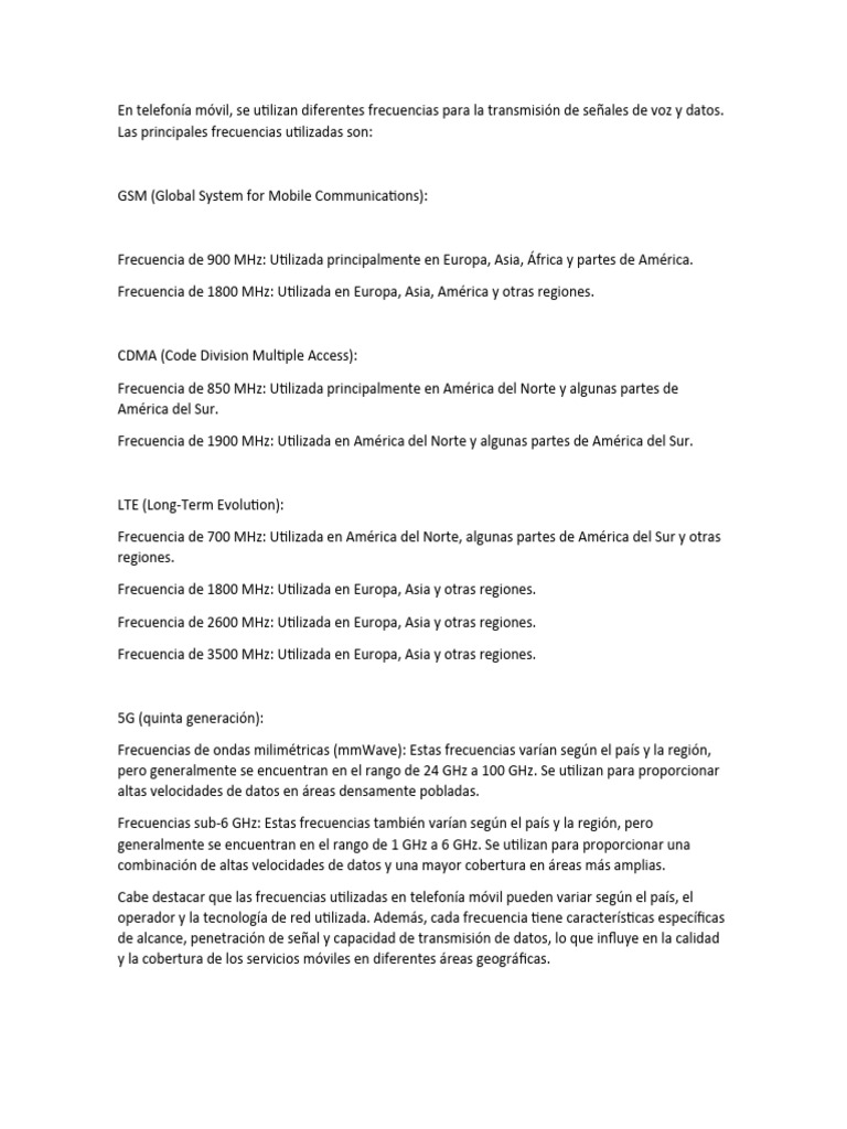 Telefonia Movil | PDF | Telefonía móvil | protocolo de Iniciacion de Sesion