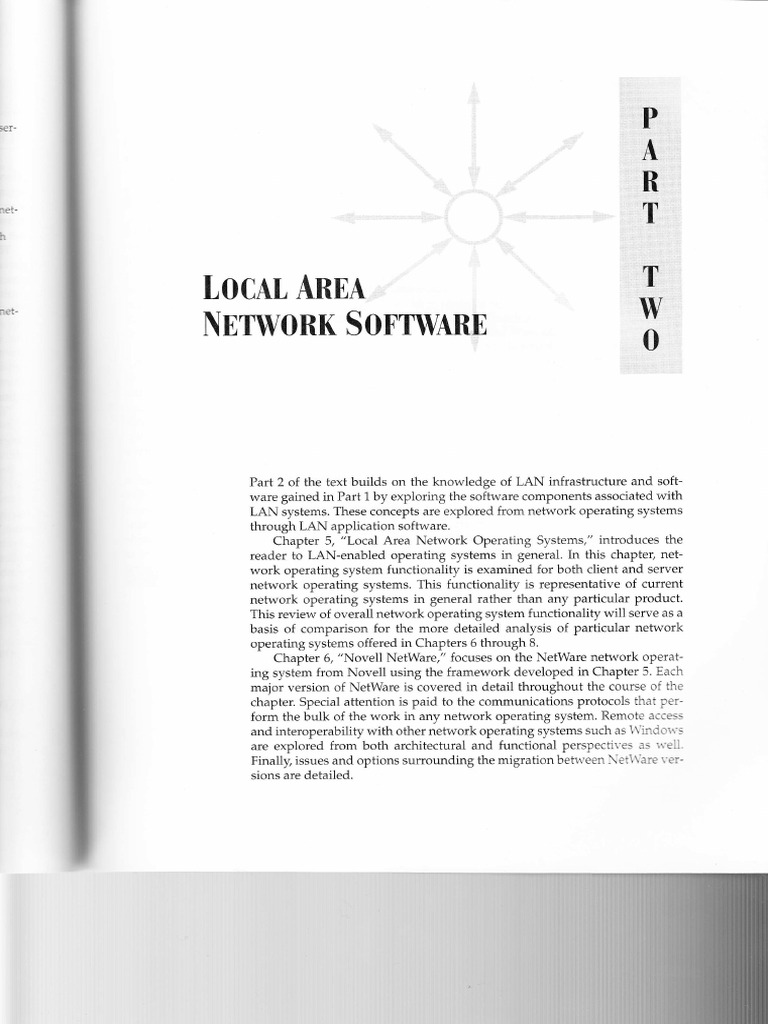 Chapter 5 - Local Area Network Software | PDF | Operating System | Computer Network