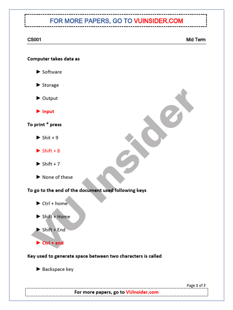 Computer Basics Mid Term Study Guide | PDF | Window (Computing) | System Software