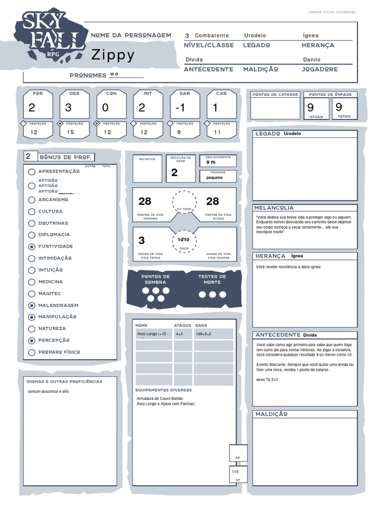 Zippy Ficha Skayfall | PDF
