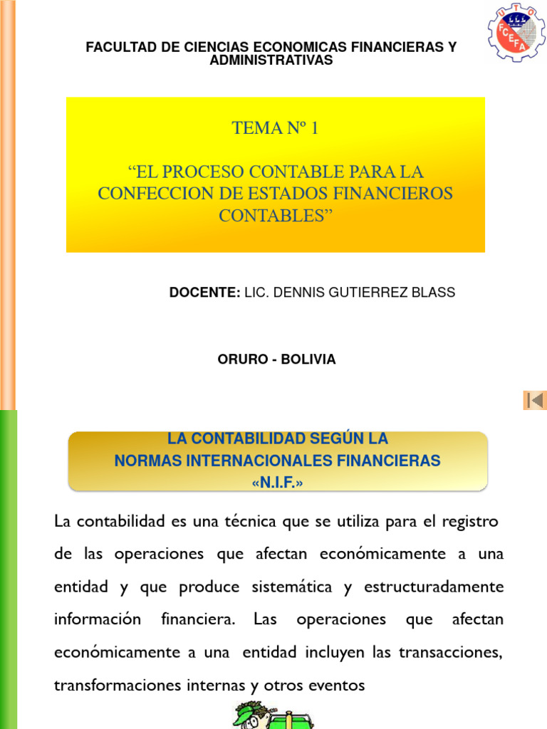 Tema #1 Introducción A La Contabilidad | PDF | Contabilidad | Hoja de balance