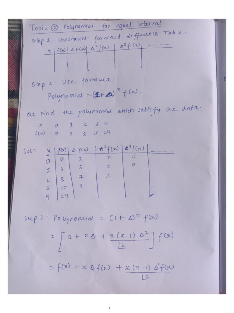 Numerical Methods College Notes Pdf