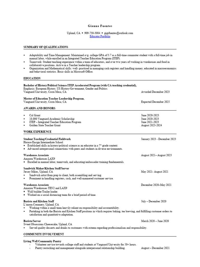 Updated Resume 5 | PDF