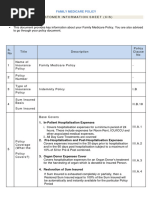 FHPL Health Insurance Policy Overview | PDF | Hospital | Insurance