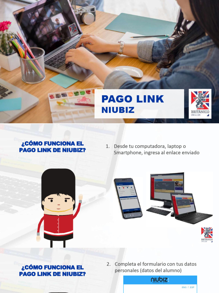 Tutorial Pago Link | PDF | Finanzas y dinero | Derecho
