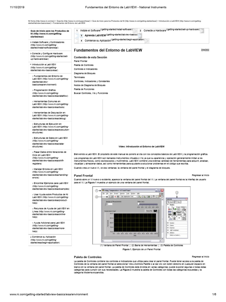 02 Fundamentos Del Entorno de LabVIEW - National Instruments | PDF | Objeto (informática ...
