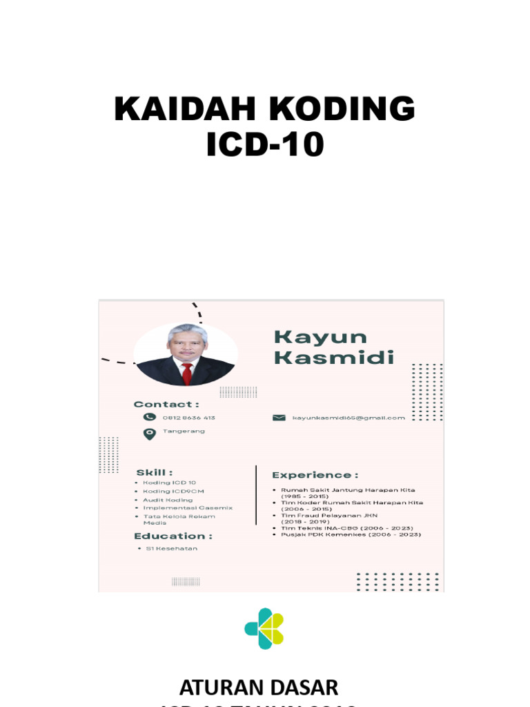 Penyegaran Kode ICD-10 | PDF