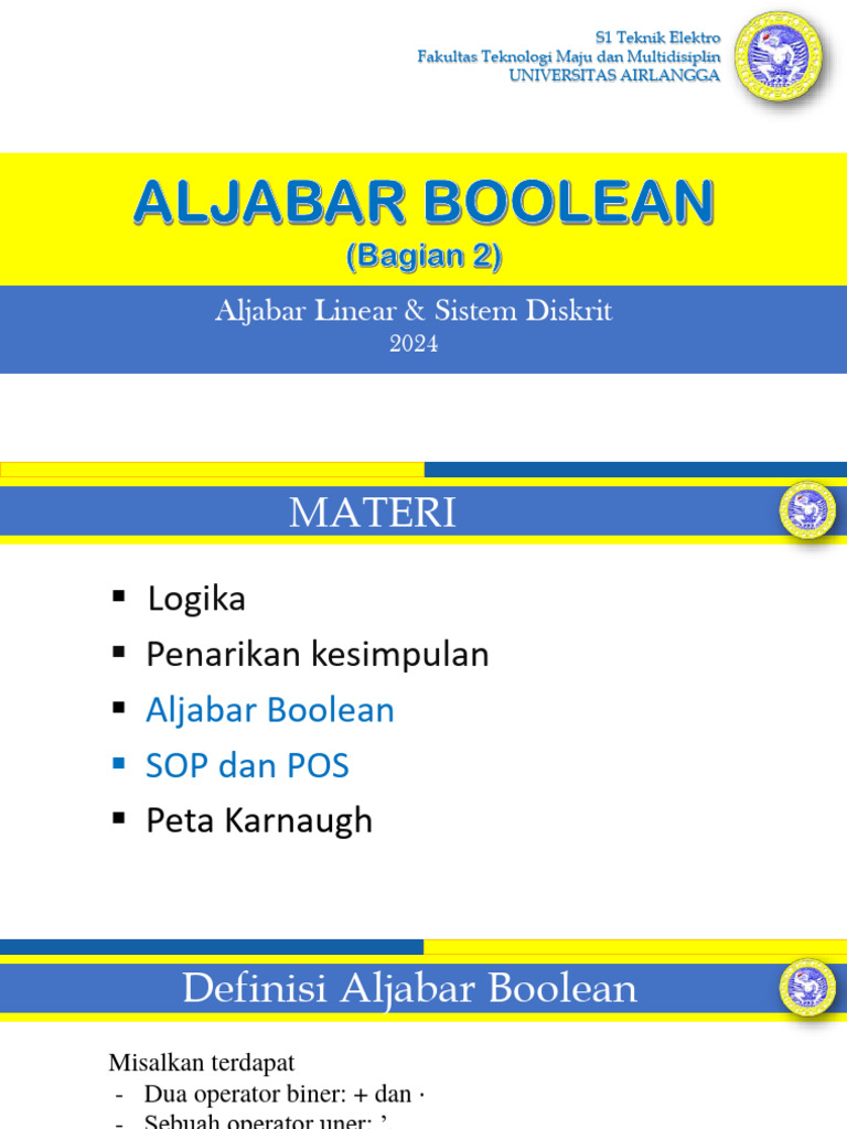 Aljabar Boolean (Bagian2) | PDF