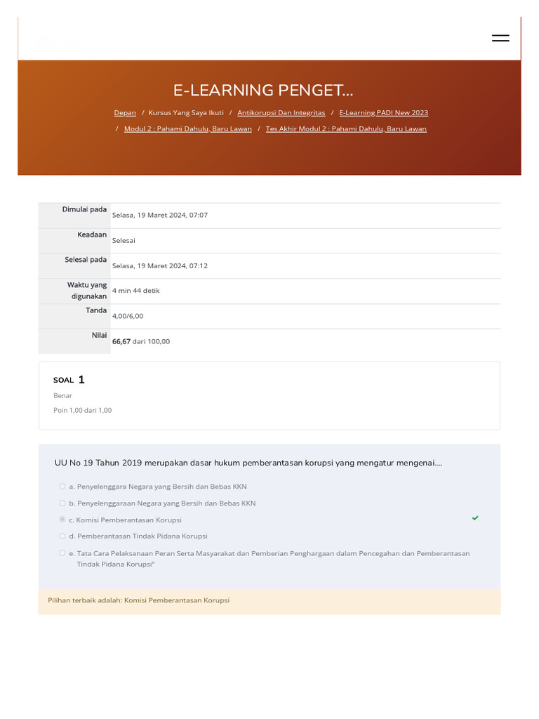 Tes Akhir Modul 2 - Pahami Dahulu, Baru Lawan - Ulasan Hasil Pengerjaan ...