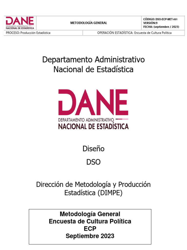 Dso Ecp Met 001 V9 | PDF | Democracia | Ideologías políticas