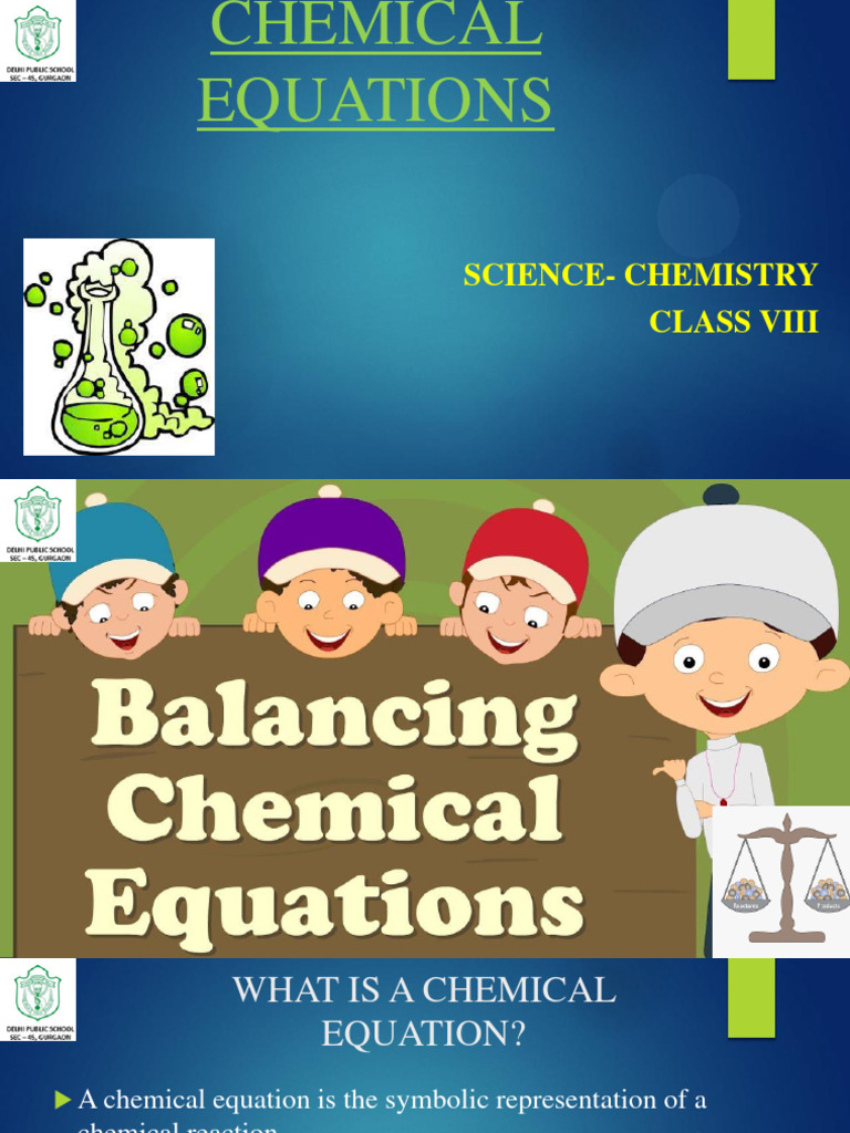 8 Balancing Chemical Equations | PDF | Chemistry | Chemical Reactions