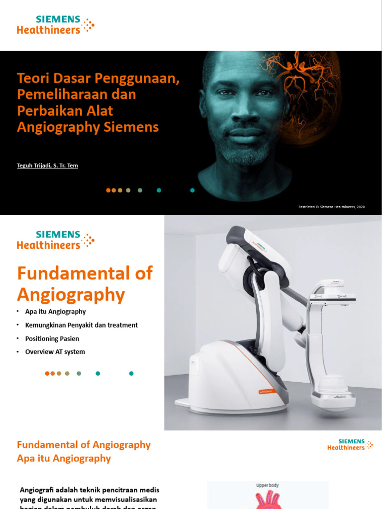 Siemens Angiography Guide | PDF | Power Inverter | Electric Generator