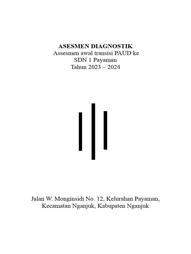 Instrumen Assesment Awal Transisi PAUD-SDN 2 Werungotok Tapel 2023-2024 | PDF