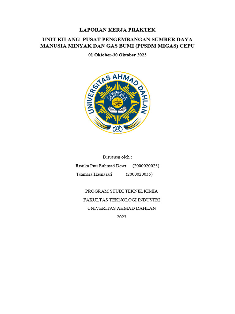 Laporan Kerja Praktek | PDF