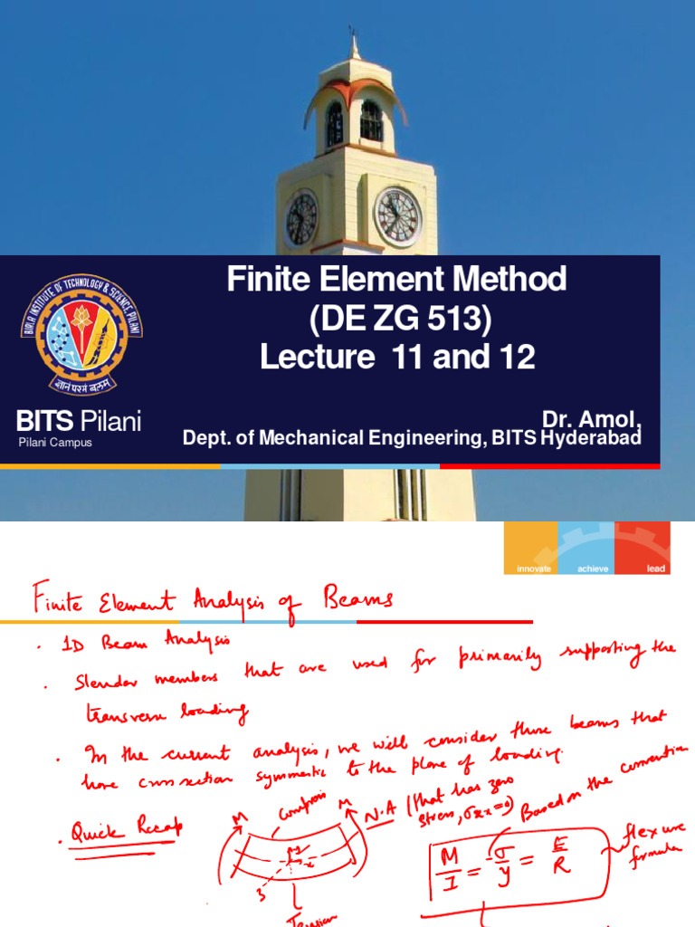 Finite Element Method Lectures | PDF