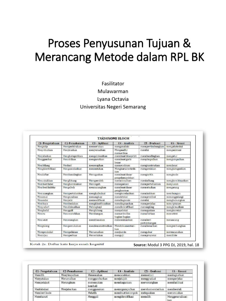 Proses Penyusunan Tujuan & Merancang Metode Dalam RPL 2022 | PDF