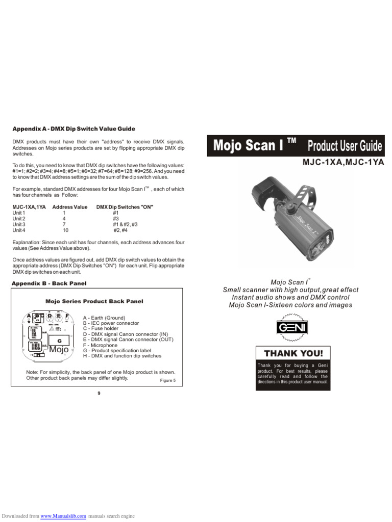 Mojo Scan I Mjc1xa | PDF | Screw | Image Scanner