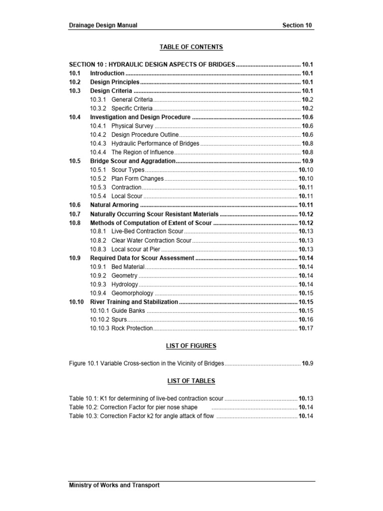Section 10-Hydraulic Design Aspects of Bridges | PDF | Flood | Earth ...