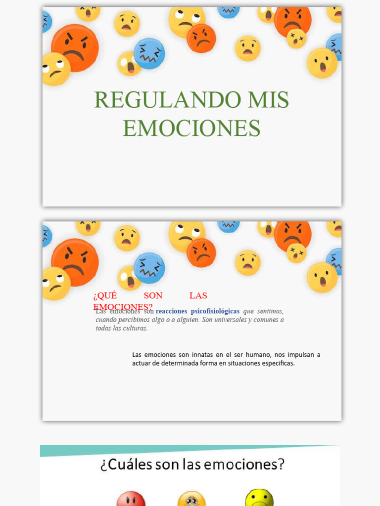 Regulacion Emocional Pdf Las Emociones Ciencia Cognitiva