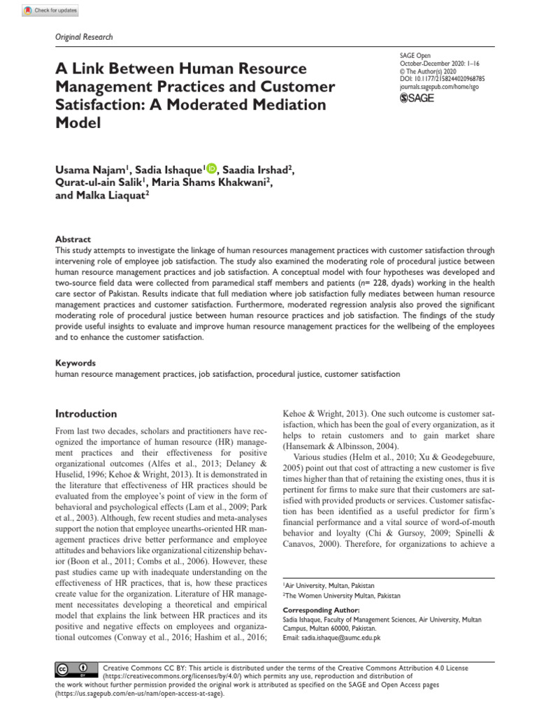 Najam-Et-Al-2020-A-Link-Between-Human-Resource-Management-Practices-And-Customer-Satisfaction-A ...