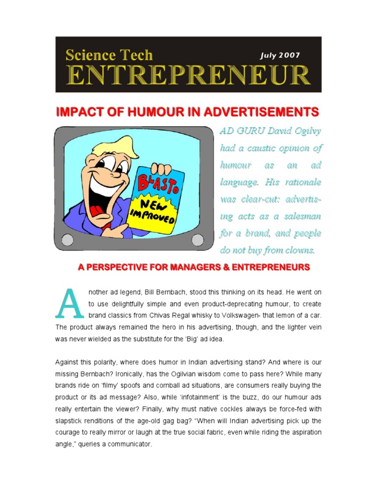 Impact of Humour | PDF