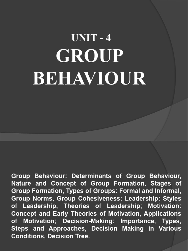 Ob Unit-4 | Download Free PDF | Leadership | Motivational