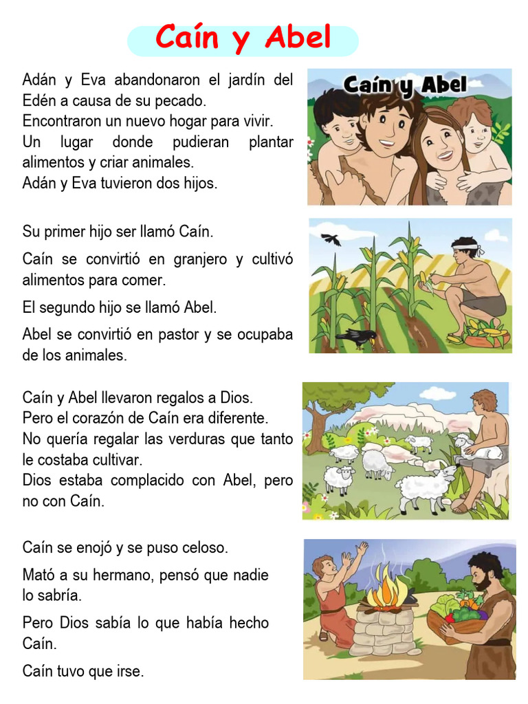 F. Caín y Abel | PDF | Adán y Eva